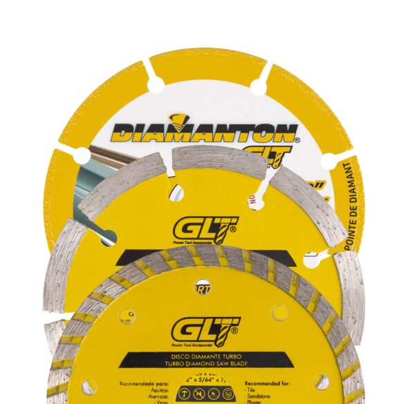 Disco para Concreto Combo 3 Discos Ø115mm (4-½") - GLT